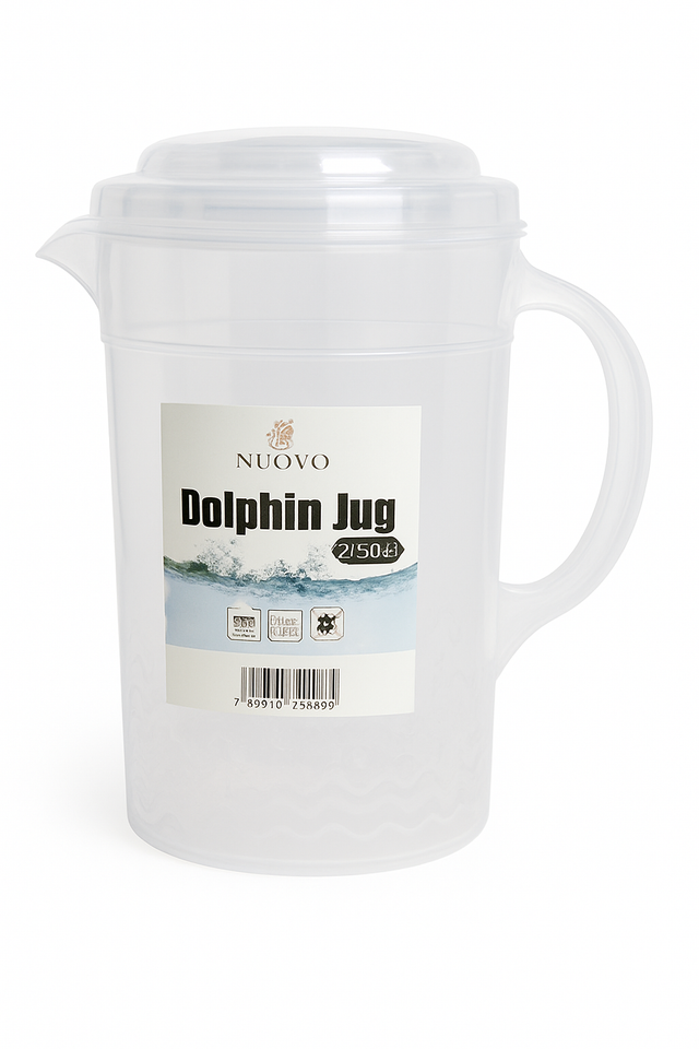 2.2Ltr Reusable Plastic Fridge Jug Pitcher With Lid Water Milk Juice ...
