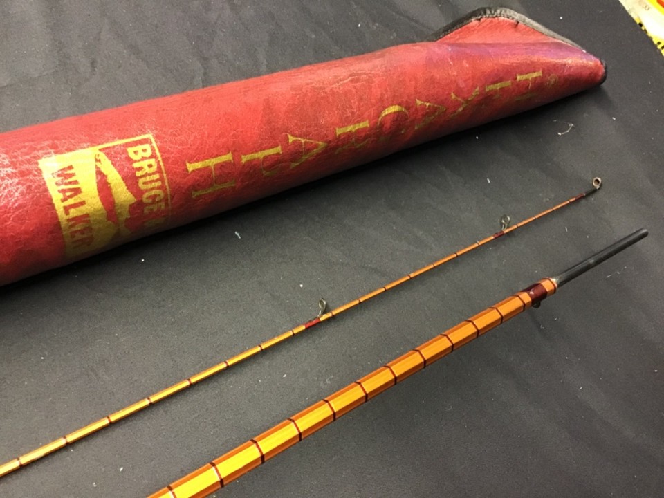 Vintage Bruce & Walker Hexagraph Avon 11ft coarse fishing rod 1 1/4lb ...