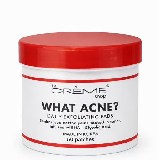 The Crème Shop What Acne? Daily Exfoliating Pads 60 Count AHA BHA ...