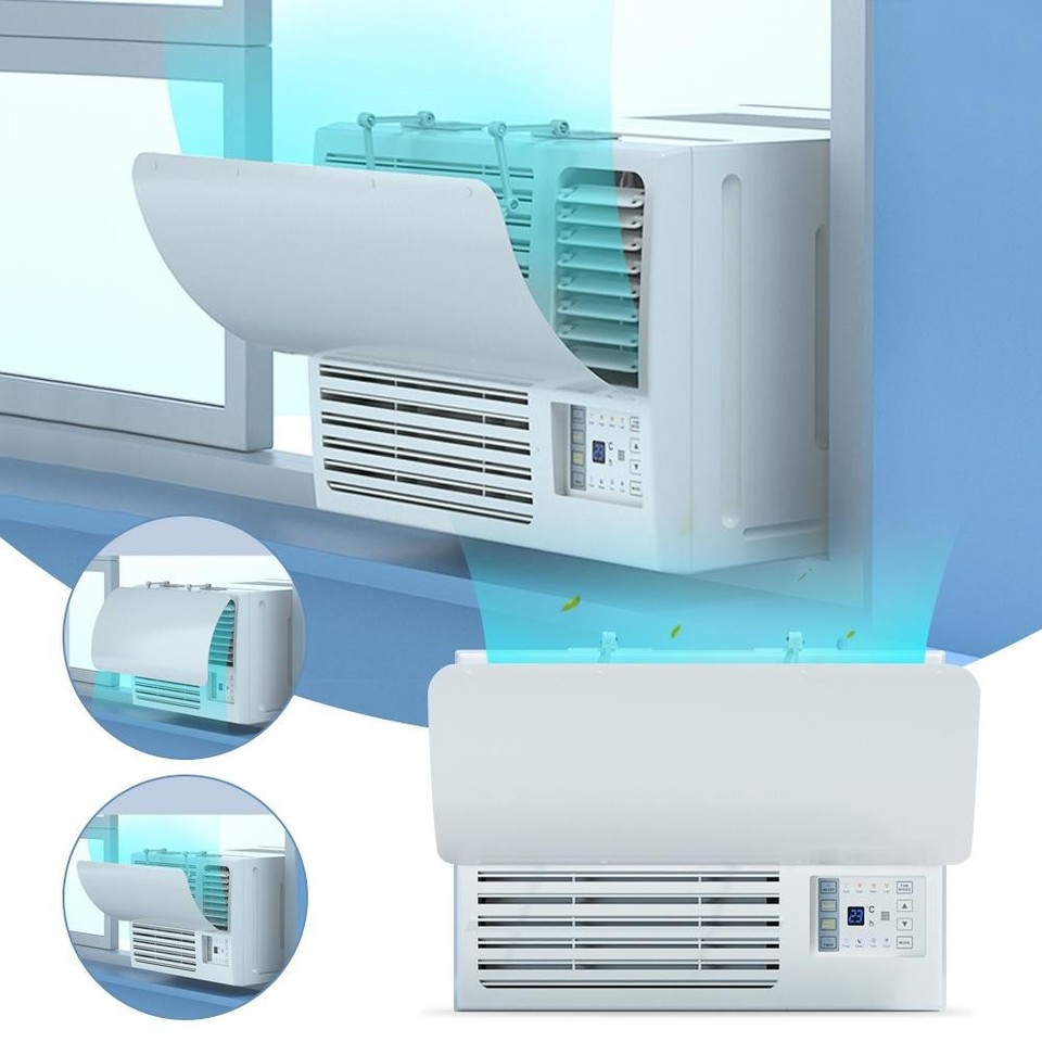 Air Conditioner Deflector Adjustable AC Baffle Cuttable To Fit Any Unit ...