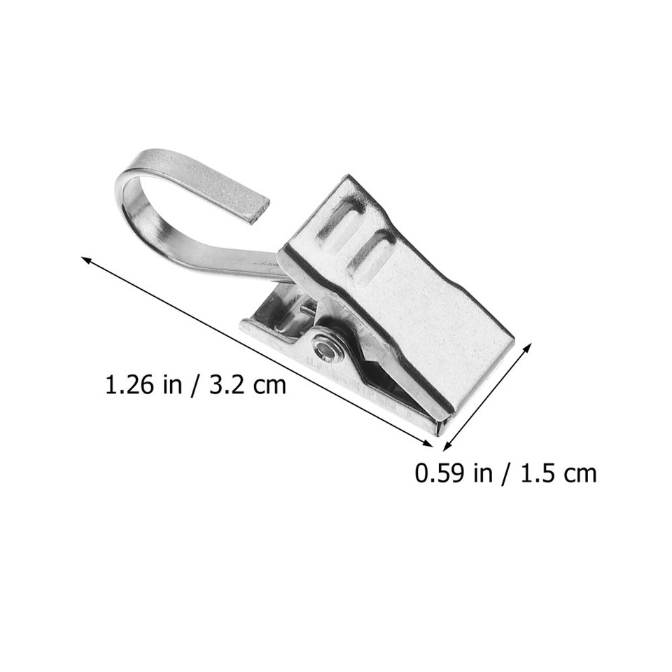 30pcs Practical Curtain Clips Shower Curtain Clip for Home Shower ...
