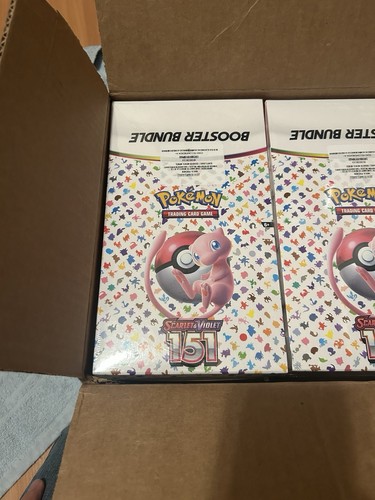 Pokemon 151 Booster Bundle Display Case - Factory Sealed - 10 Bundles ...