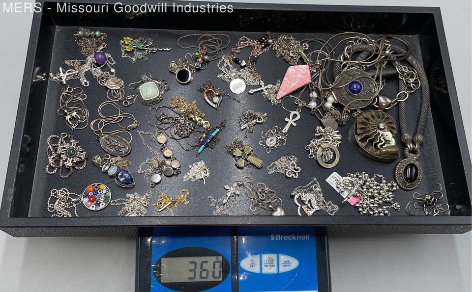 Sterling Silver Lot of Necklaces - 360 Grams | eBay