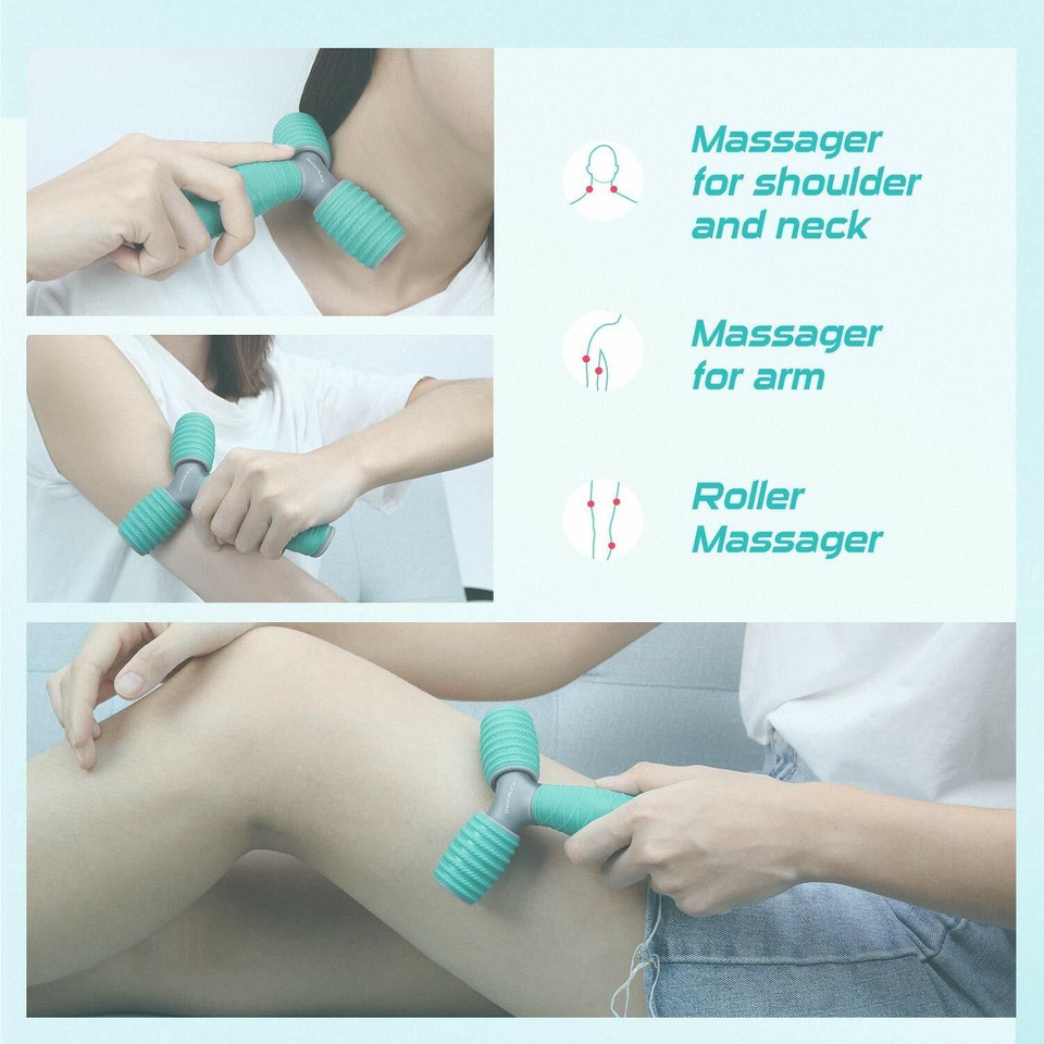 Doeplex Muscle Roller Handheld Massager Pain Relief Roller for Neck ...