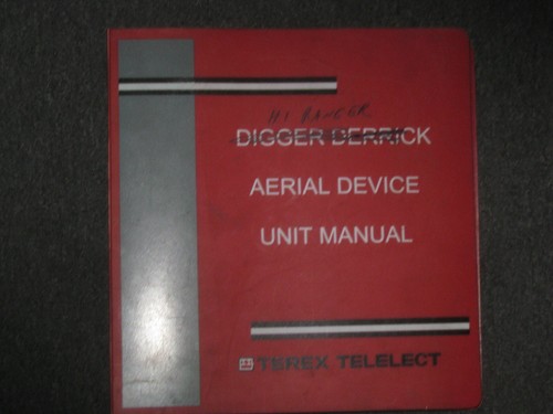 Terex Telelect HI-Ranger OM series 57 maintenance, service part manual ...