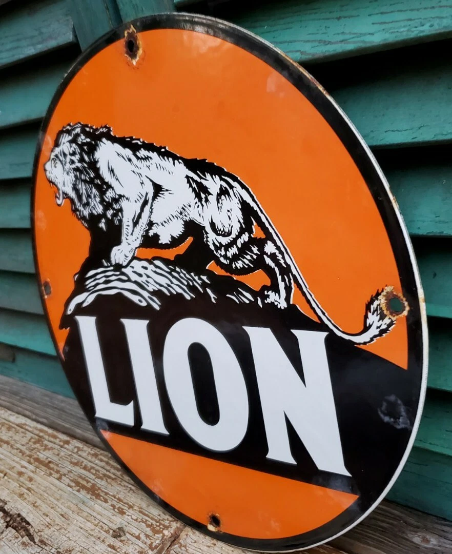 Lion Oil Gas Signs On Ebay