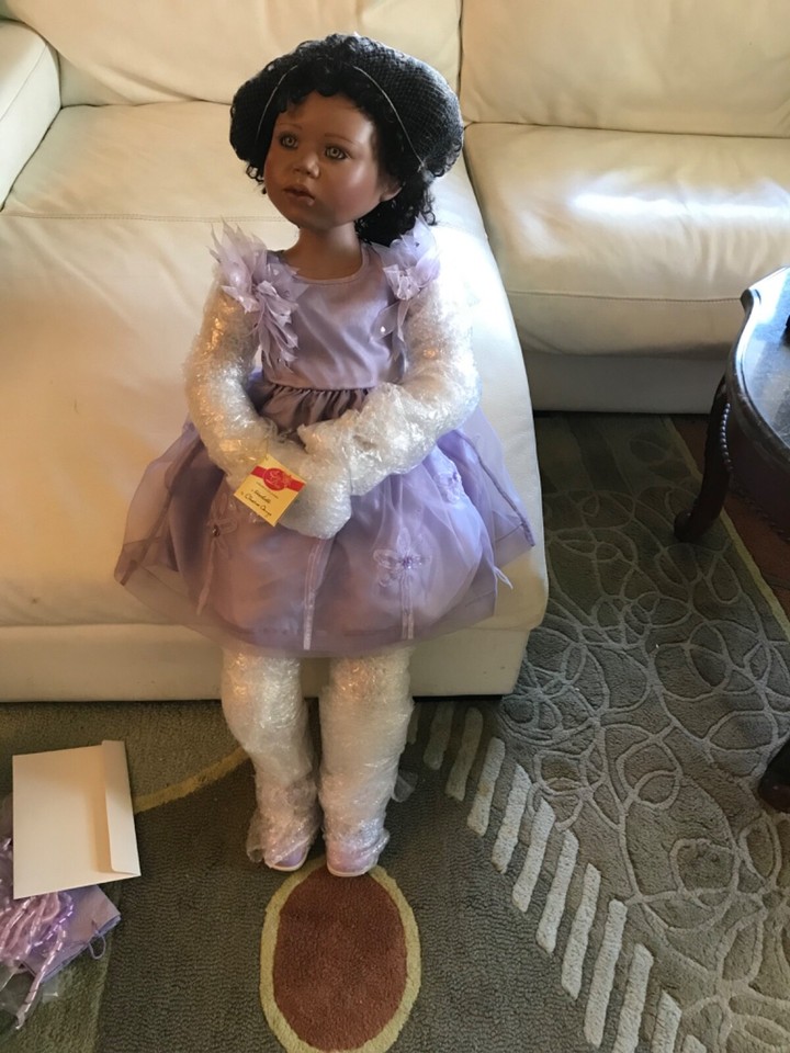 Elite Dolls Porcelain Doll nicolette by Christine Orange 94/1000 in Box ...