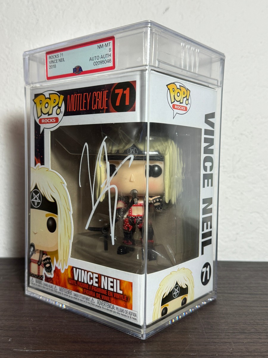 SIGNED FUNKO POP! MOTLEY CRUE - VINCE NEIL #71 PSA SIGNED FUNKO POP! MOTLEY CRUE - VINCE NEIL #71 PSA