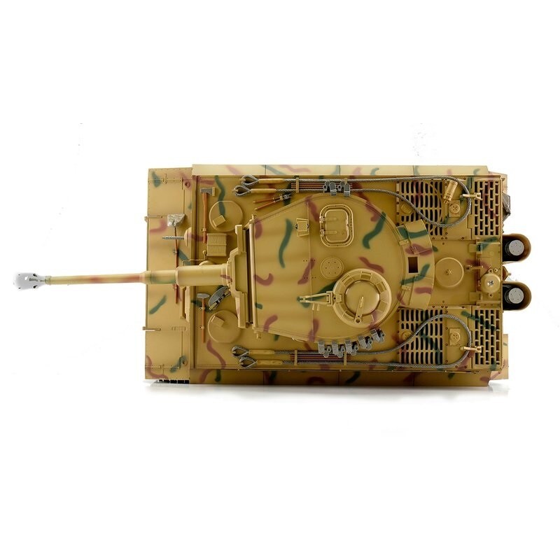 1:16 Torro WSN German Tiger I RC Tank Infrared 2.4GHz Camo Play Edition ...