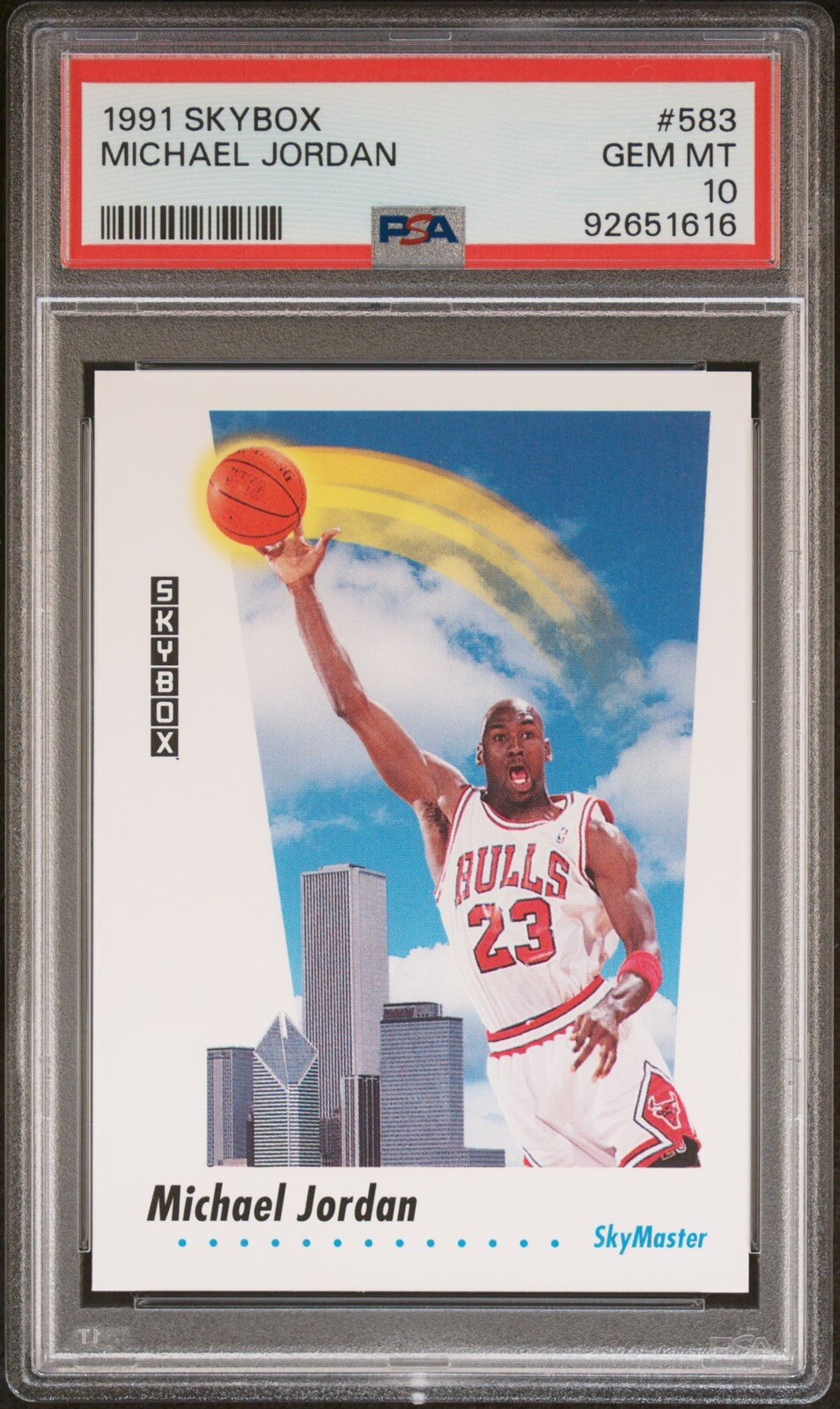 Michael Jordan 1991 SkyBox #583 SkyMaster Price Guide - Sports Card ...