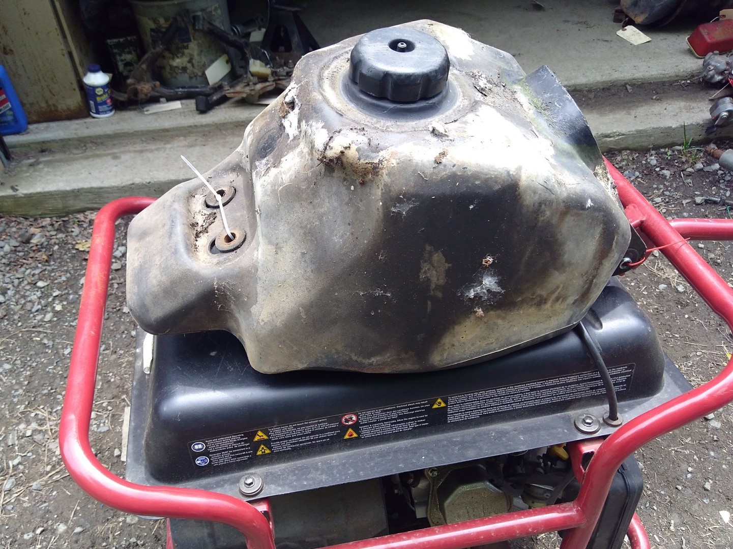 suzuki lt230s quadsport 230 complete fuel gas petrol tank 1985 1986 ...