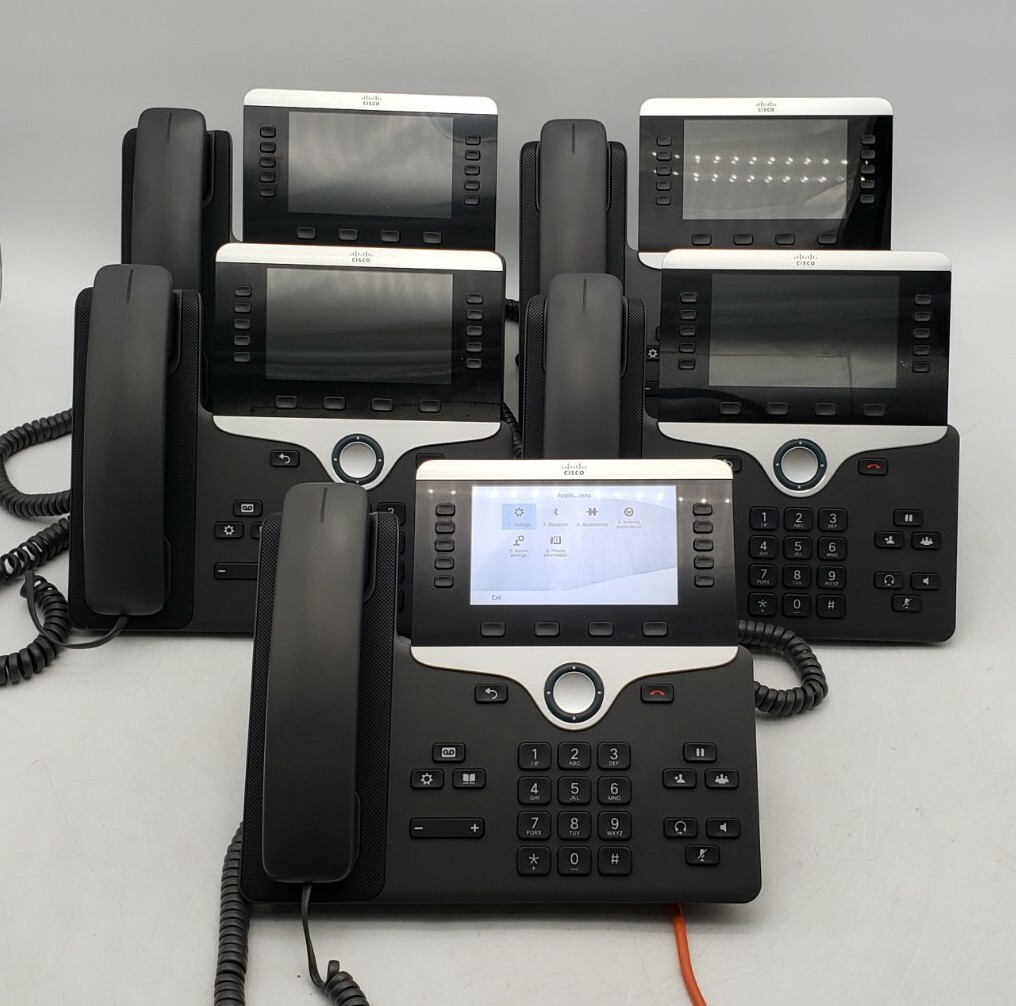 Lot Of (5) Cisco CP-8851 VoIP IP Business Office Phones 696591721600| eBay