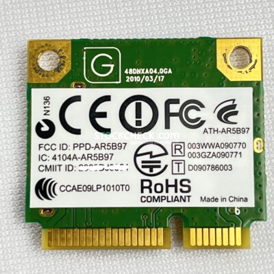Atheros AR5B97 Wi-Fi WLAN Card | eBay