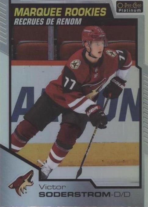 2020-21 O-Pee-Chee Platinum - Marquee Rookies Victor Soderstrom #155 ...