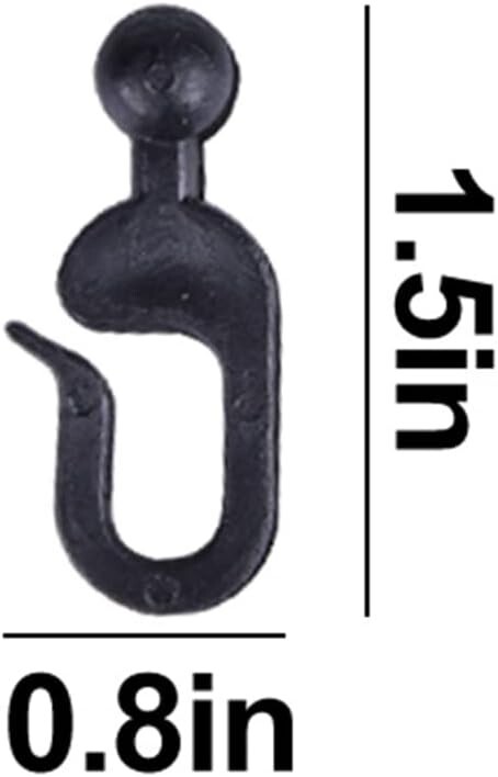36 Pcs Plastic Hooks for Sunshade Canopy Mosquito Netting and Gazebo ...