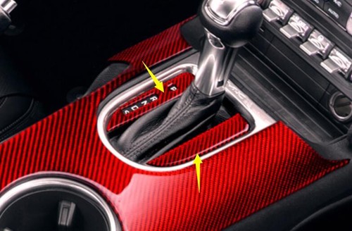 Red Console Handbrake Decoration For Ford Mustang Shelby 2015-2021 ...
