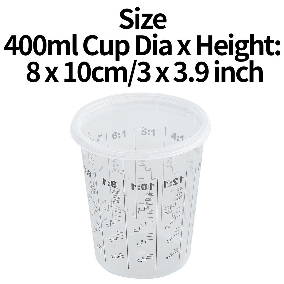 10 Set Paint Mixing Cups Home Milliliter Container Transparent ...
