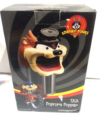 TAZ TAZMANIAN DEVIL Hot Air Popcorn Popper Warner Bros Looney Tunes NEW ...