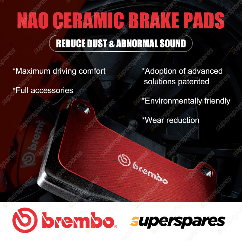 4pcs Front Brembo NAO Ceramic Disc Brake Pads for Acura MDX YD1 YD2 3.5L 3.7L | eBay