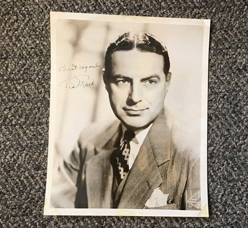 Ted Mack Amateur Hour Bandleader Signed Autographed Photo 1940s | eBay