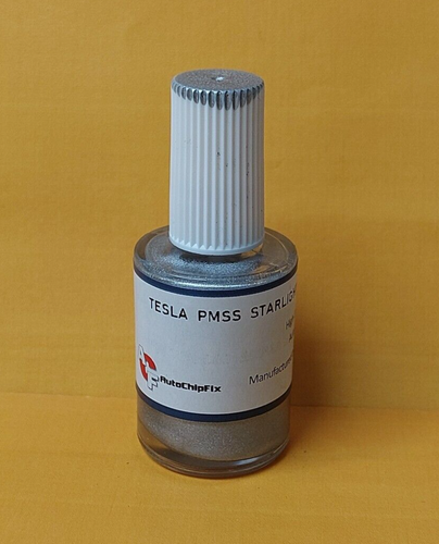 For Tesla Code PMSS Starlight Touch Up Paint + Complimentary Fine Brush ...
