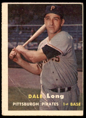 1957 Topps #3 Dale Long G-VG Pirates ID:223182 | eBay