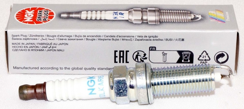 4 Pack Genuine NGK 9029 Laser Iridium Spark Plug DILKAR6A11 for Nissan ...