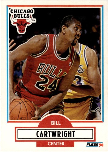 1990-91 Fleer #23 Bill Cartwright Chicago Bulls | eBay