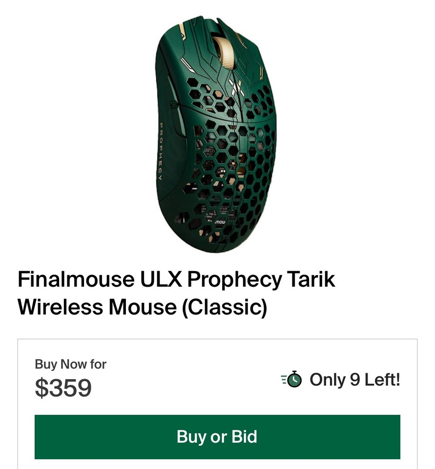 🔥Final Mouse ULX Prophecy Tarik Wireless Mouse (Classic) SEALED | eBay