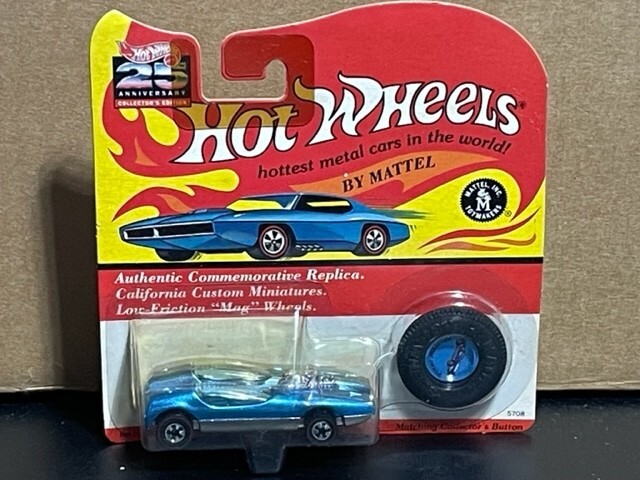 1992 Hot Wheels 25th Anniversary Splittin Image, Redlines, Blue, Lot F ...