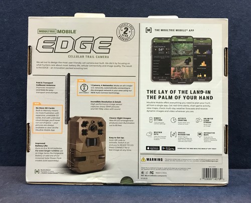 Moultrie Mobile Edge Cellular Trail Camera - Beige, Pack of 2 for sale ...