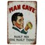 Tin Sign 200x300mm Man Cave Manly Men Doing Manly Things Bar Pub Home ...