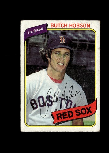 Butch Hobson- 1980 Topps Baseball #420 - Boston Red Sox + FAST FREE ...