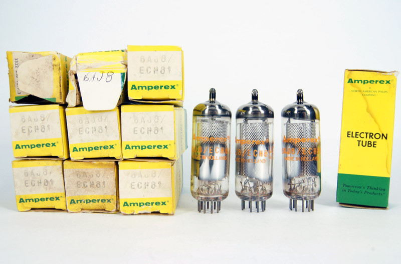 ONE 6AJ8/ECH81 AMPEREX NOS HOLLAND Tube Valve Lampe TSF Röhre Valvola ...
