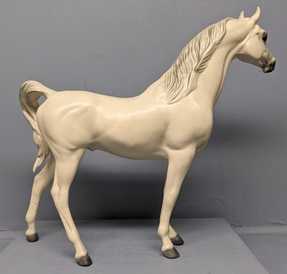 HTF Matte Hagen Renaker Large Arabian Stallion Nataf with a Repaired ...