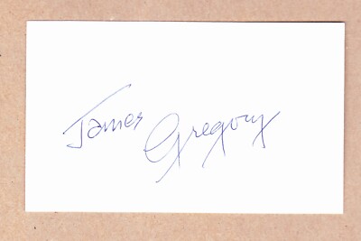 James Gregory (DEC) signed 3x5 Index Card-Barney Miller | eBay