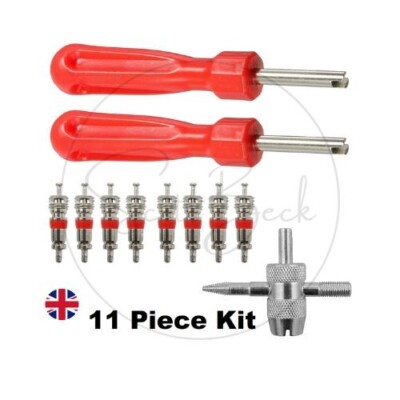 2x Valve Key Wheel Tyre Inner Tube Valve Remover Removal Tool New& 8 ...