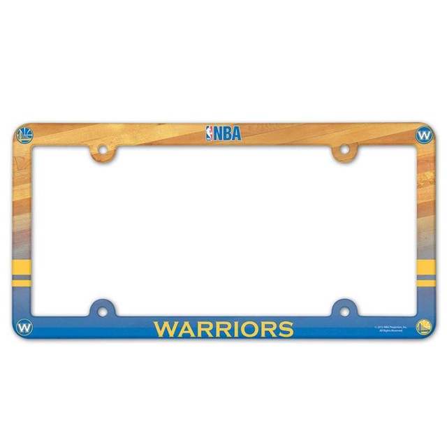 Golden State Warriors Official NBA License Plate Frame Plastic by ...