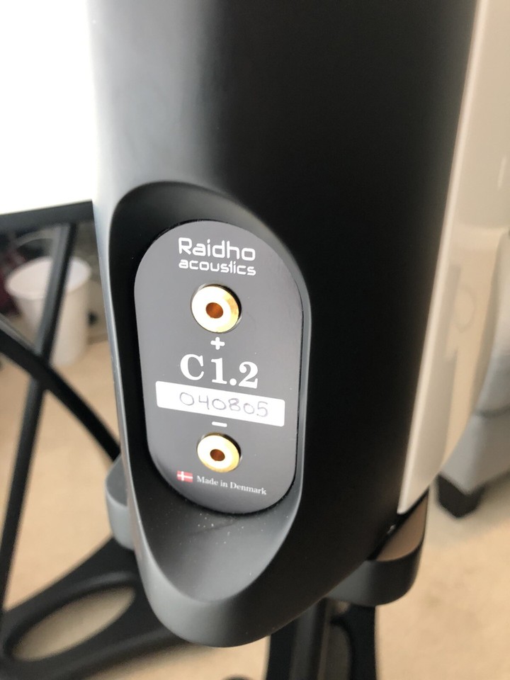 Raidho C1.2 speakers with matching stands, current model | eBay