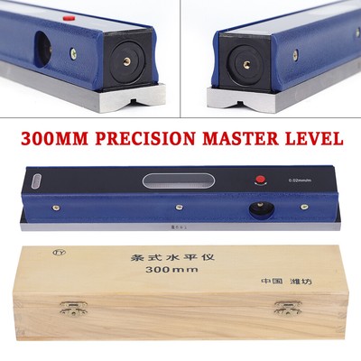 12" Master Precision Level in Fitted Box For Machinist Tool 0.0002''/10 ...