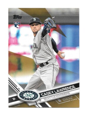 CASEY LAWRENCE RC 2017 Topps Update GOLD Parallel #/2017 -SEATTLE ...