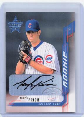 2001 Leaf Rookies & Stars #273 Mark Prior Autographs /100 RARE | eBay