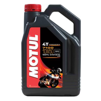 Motul 7100 10w/50 Motocross MX Dirt Bike Motorbike Marine 4Ltr Motor ...