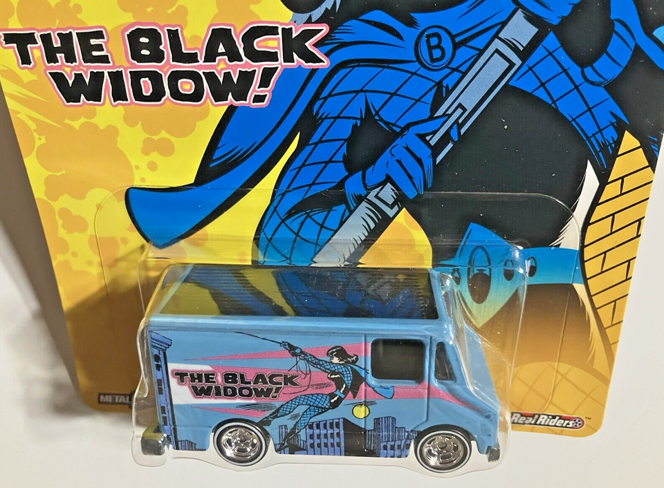 Hot Wheels ~ BLACK WIDOW ~ Marvel Character Cars/Premium ~ Lot Of 6~1: ...