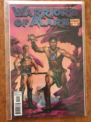 WARRIORS OF MARS #3 JOE JUSKO VARIANT COVER DEJAH THORIS JOHN CARTER ...