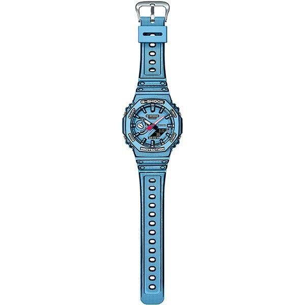 Casio G-SHOCK MANGA THEME GA-2100MNG-2AJR Men's Watch Octagon Blue Last ...