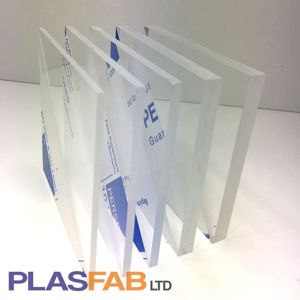 Clear acrylic sheet Perspex cast 3mm 4mm 5mm 8mm 10mm window A3 A2 A1 ...