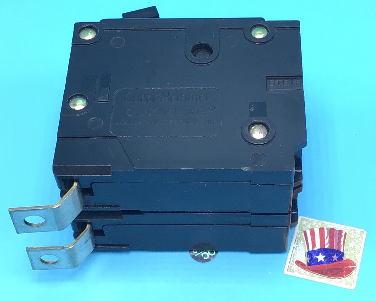 New Circuit Breaker Cutler Hammer BAB2040 BA240 40 Amp Bolt On Quicklag ...