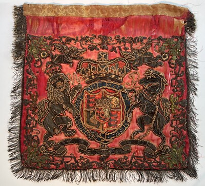 British Queen Victoria British Royal Household Cavalry Trumpet Banner ...