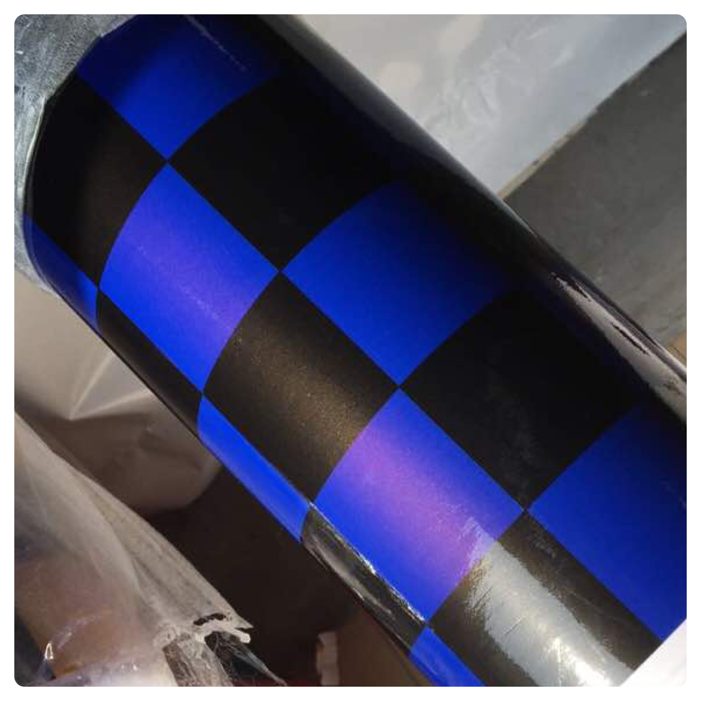 VINYL WRAP CHECK CHEQUERED Car WRAPPING GRAPHIC sticker bomb Car Roof ...